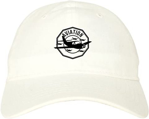 Aviation Airplane Aviator 6 Panel Dad Hat Cap | Red Rock Flight School